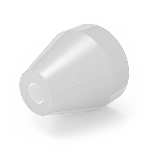 Inverted ETFE Ferrules for 1.0 mm Tubing and 1/4"-28 Flat Bottom Port ...